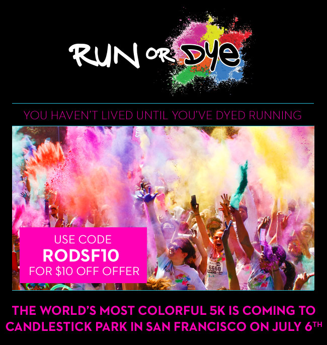 You Haven't Lived Until You've Dyed Running